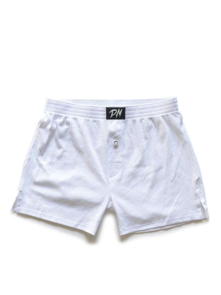 Men's Cotton Low-rise Ribbed Texture Boxer Briefs - Triniful