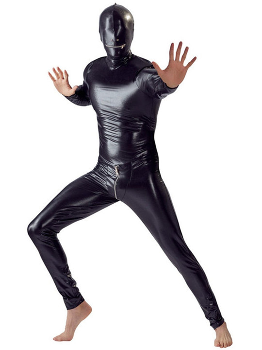 Gimp Suit | Black Gimp Costume - Triniful