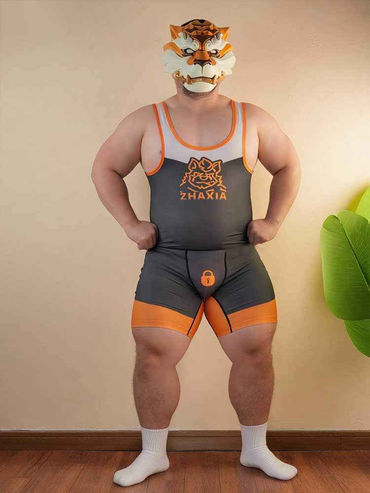 Men's Sexy Breathable Open-Rear Training Singlet - Triniful