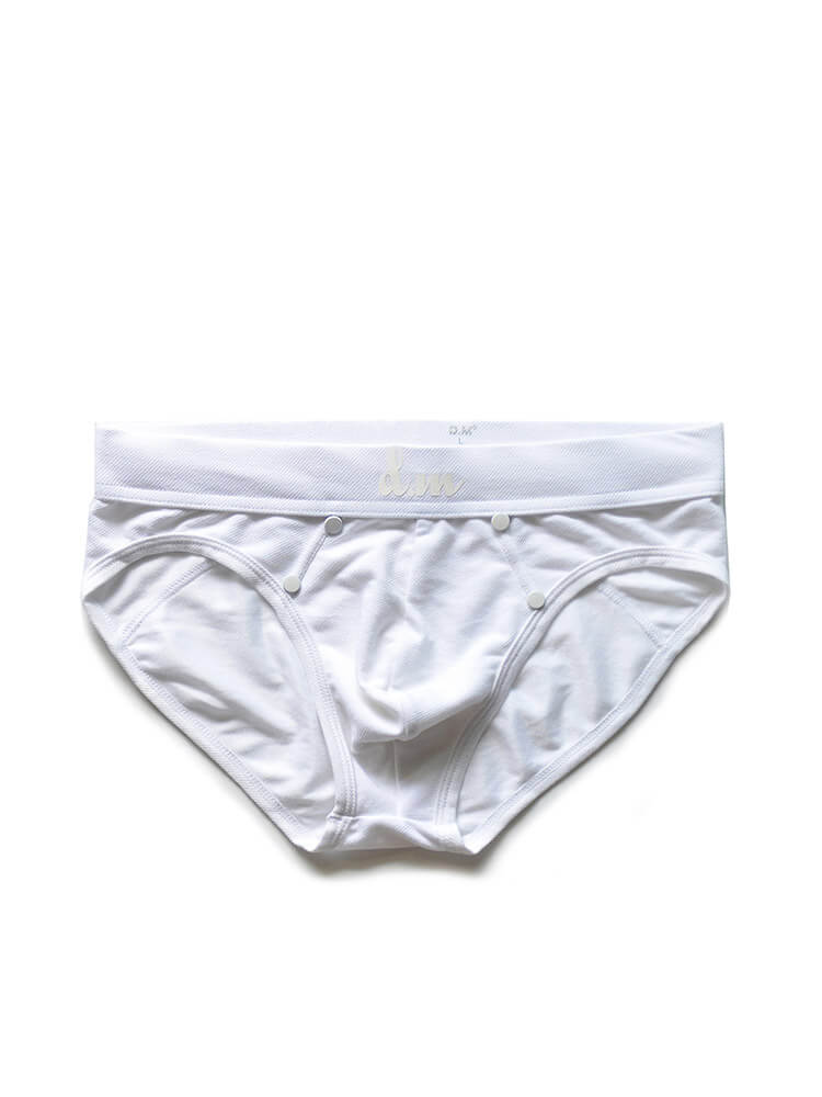 Men's Simple Low Rise Solid Denim Briefs - Triniful