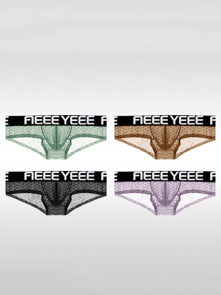 Men's Stretch Ultra-Thin Transparent Boxer Briefs - Triniful
