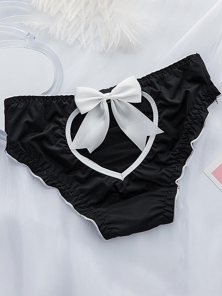 Men's Bow Hip Cutout Briefs - Triniful